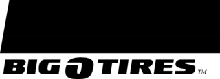 BIG O TIRES Logo Black and White – Brands Logos