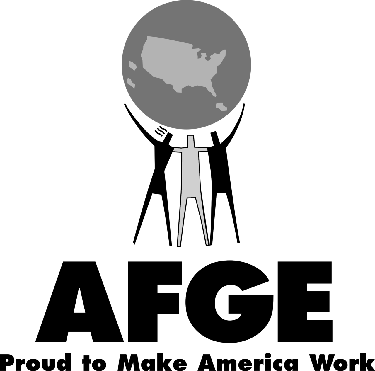 AFGE Logo Black and White – Brands Logos