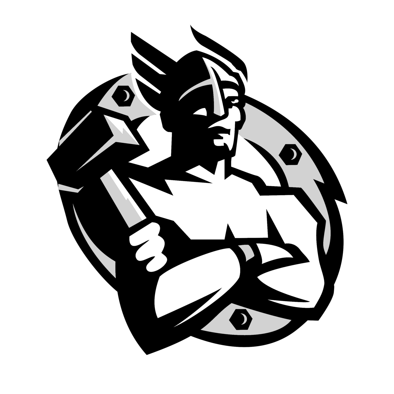 Berlin Thunder Logo Black and White (1) – Brands Logos