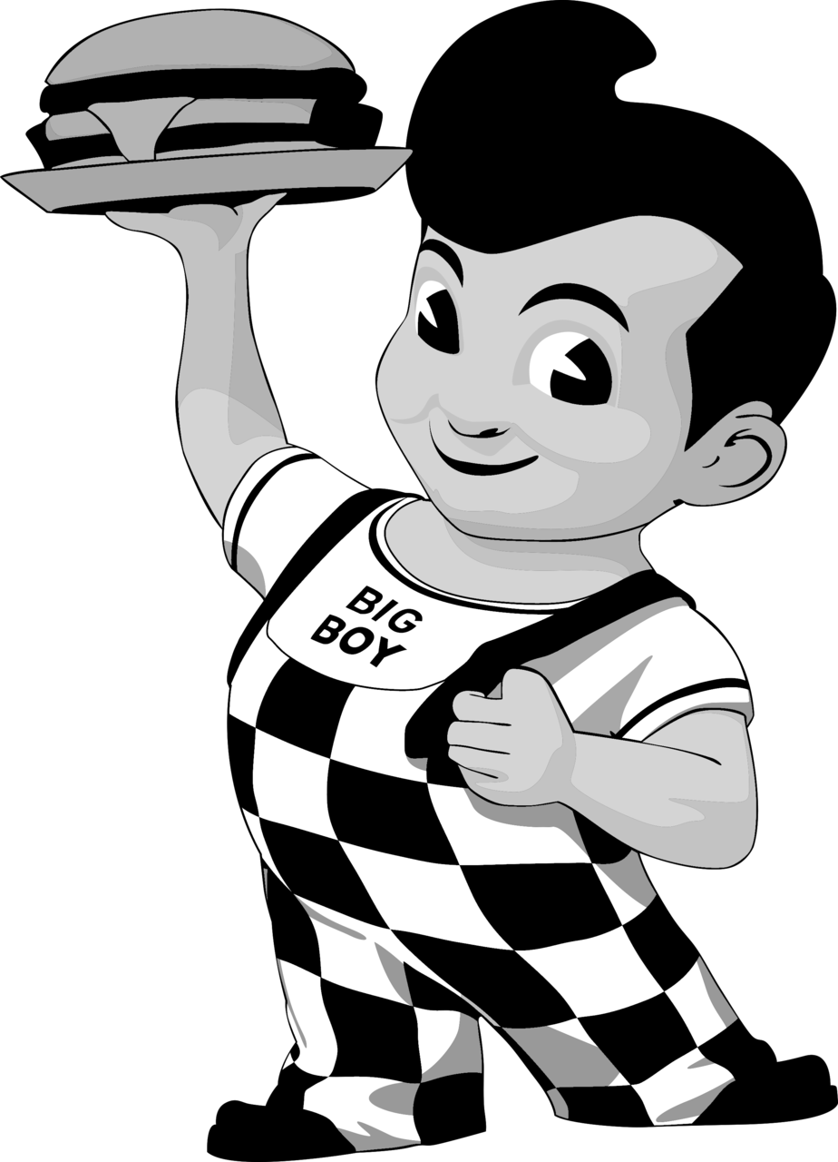 Bob’s Big Boy Logo Black and White – Brands Logos