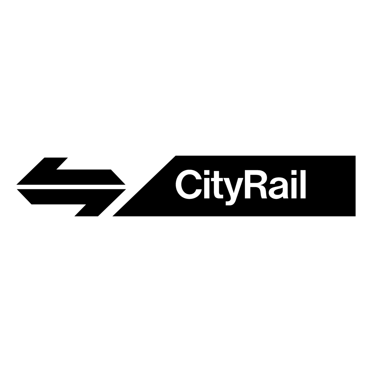 CityRail Logo Black and White – Brands Logos