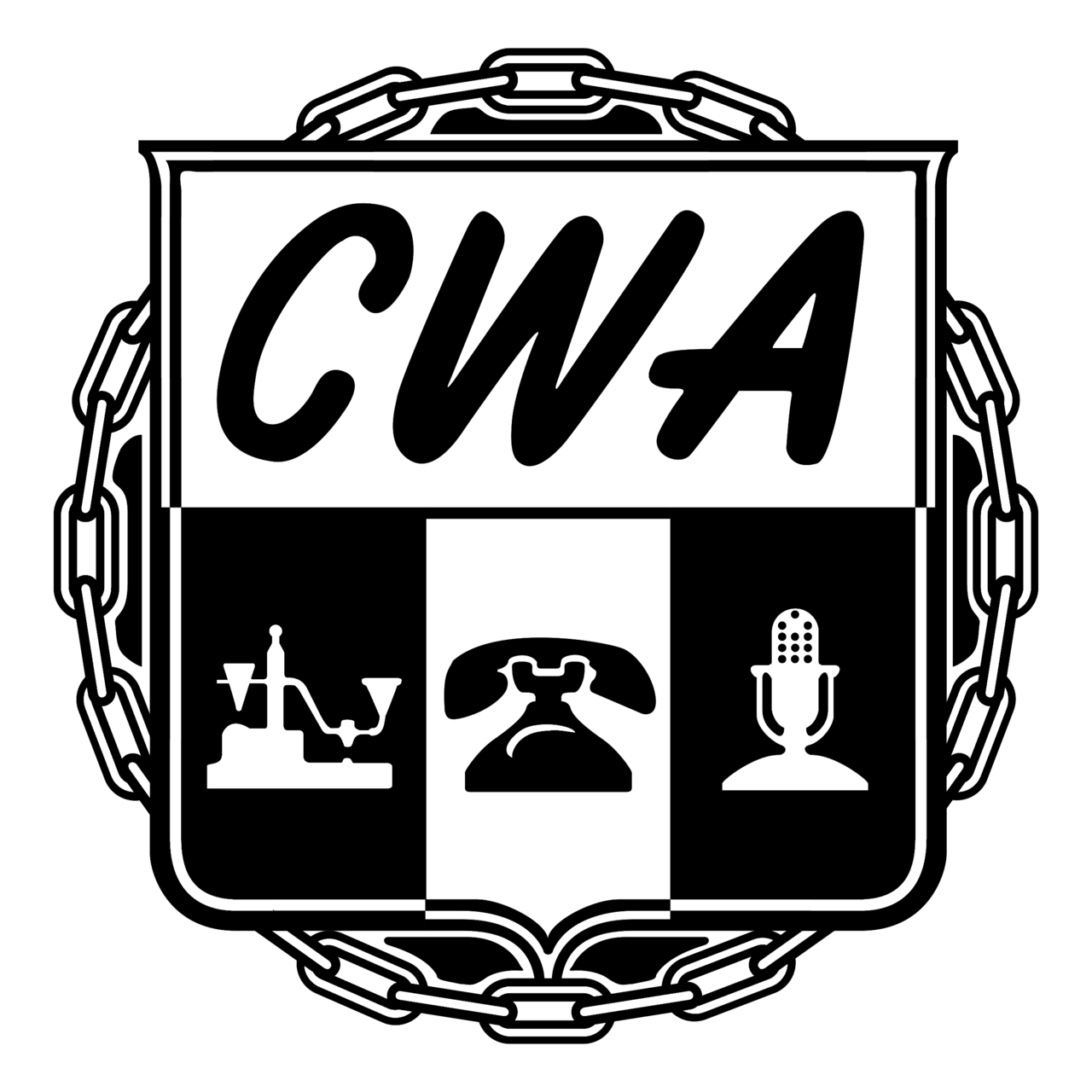 CWA Logo Black and White – Brands Logos