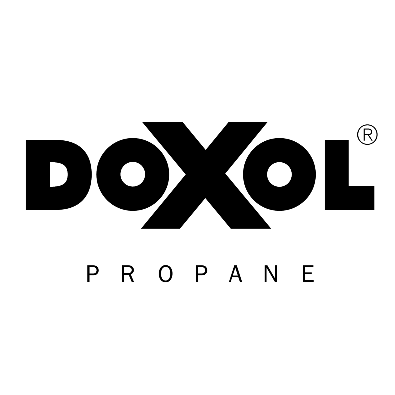 Doxol Propane Logo Black and White – Brands Logos