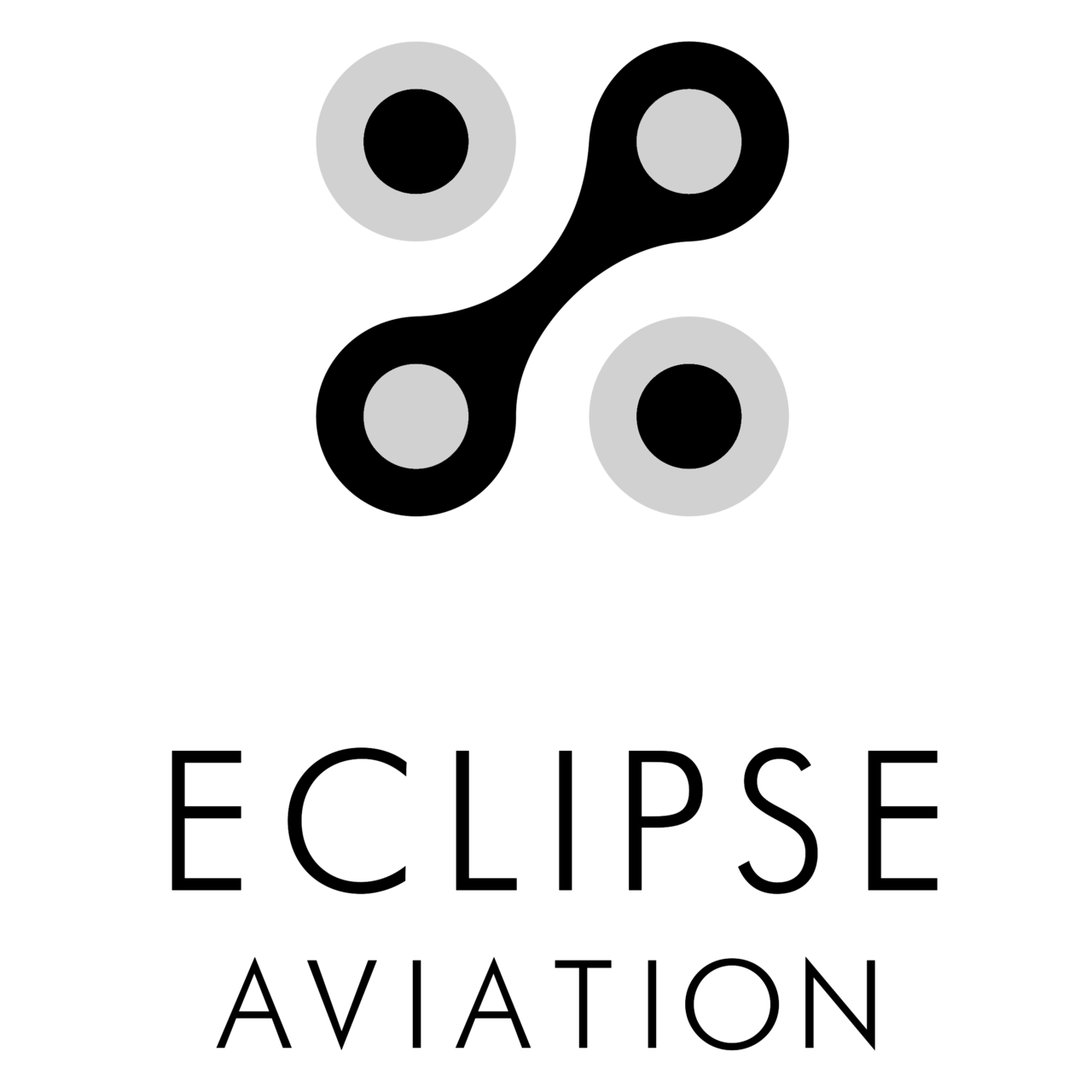 Eclipse Aviation Logo Black and White – Brands Logos