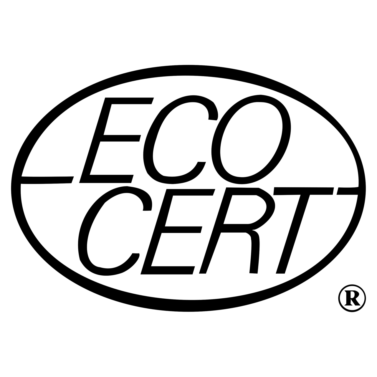 Ecocert Logo Black and White (1) – Brands Logos