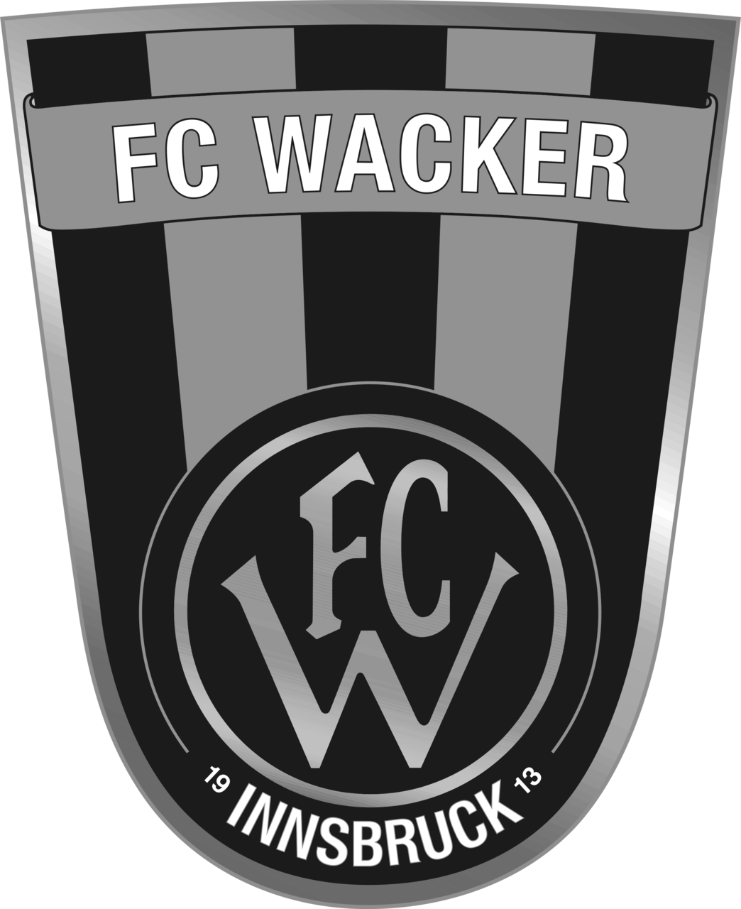FC Wacker Innsbruck Logo Black and White – Brands Logos