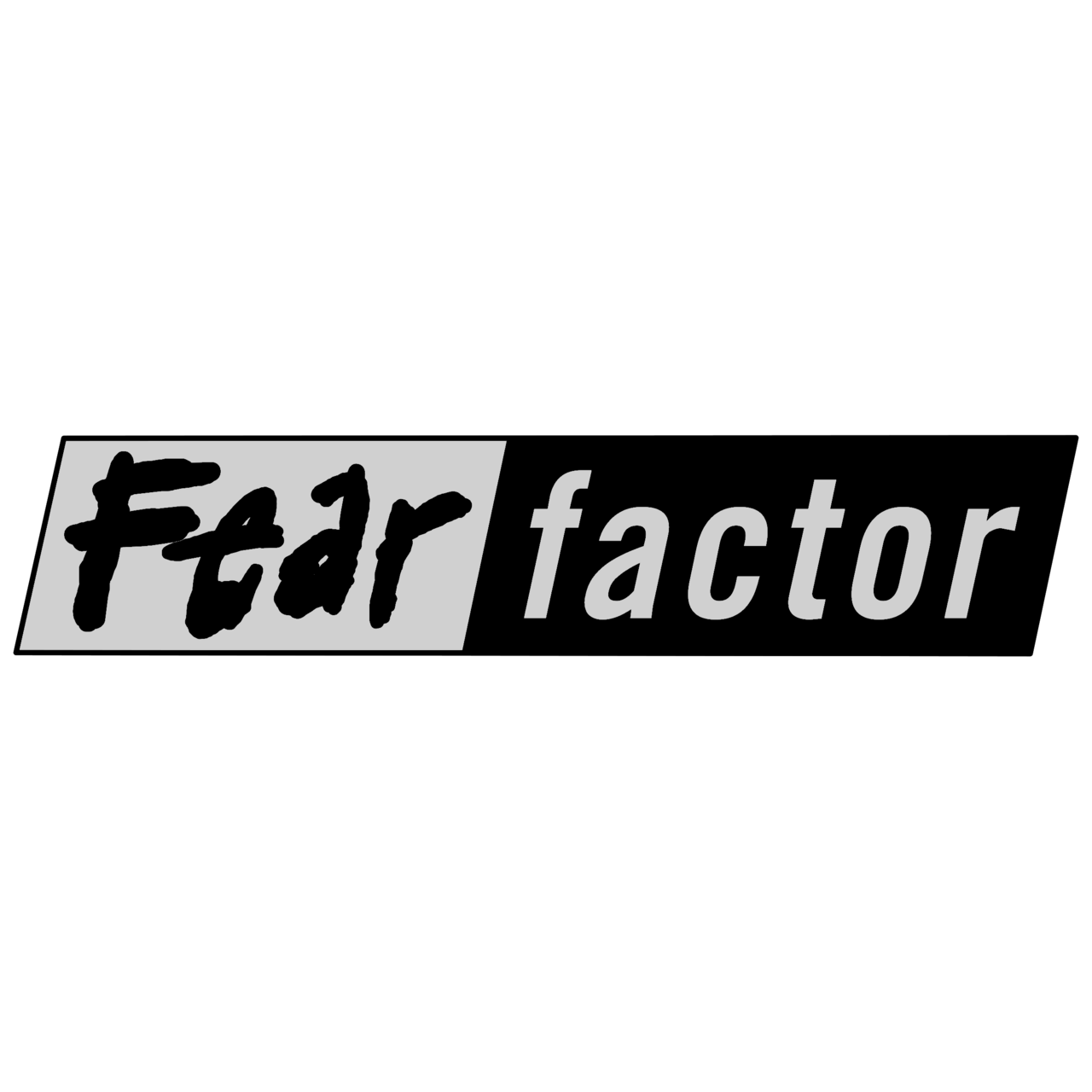 Fear Factor Logo Black and White – Brands Logos