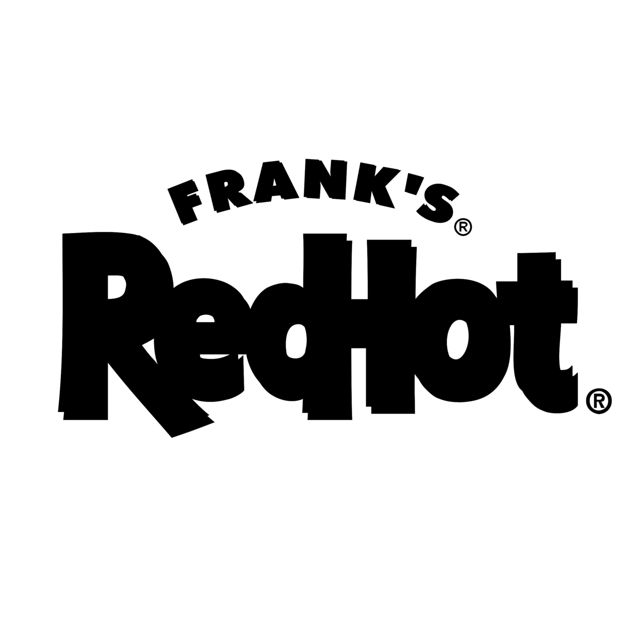 Frank’s RedHot Logo Black and White – Brands Logos