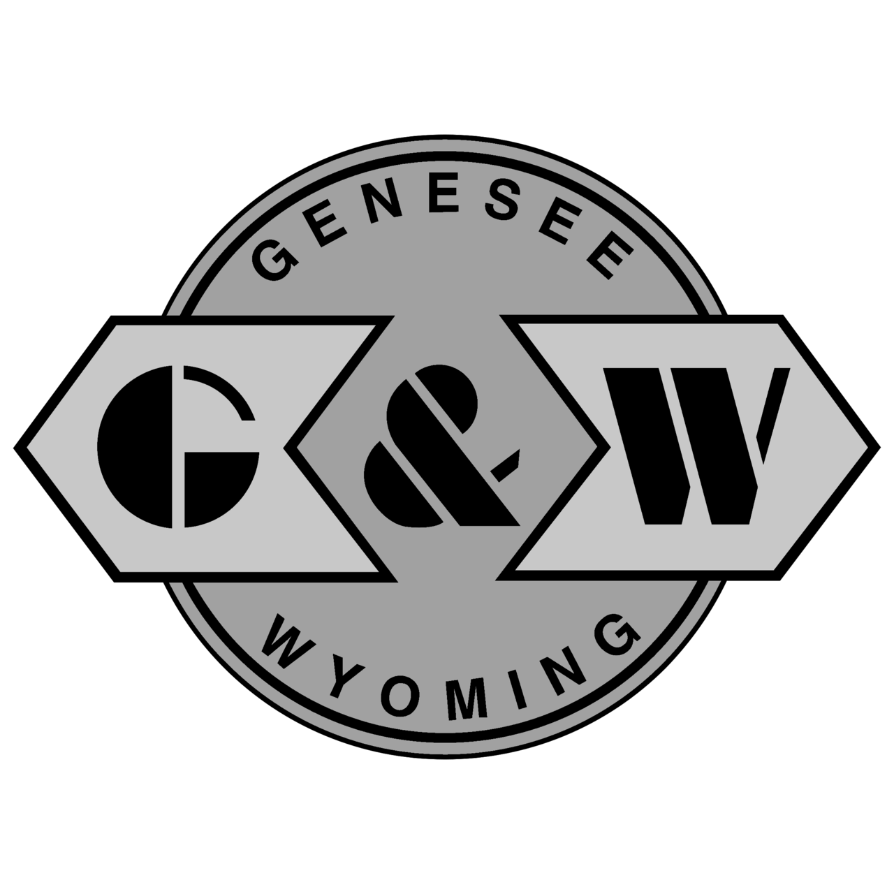 Genesee & Wyoming Logo Black and White – Brands Logos