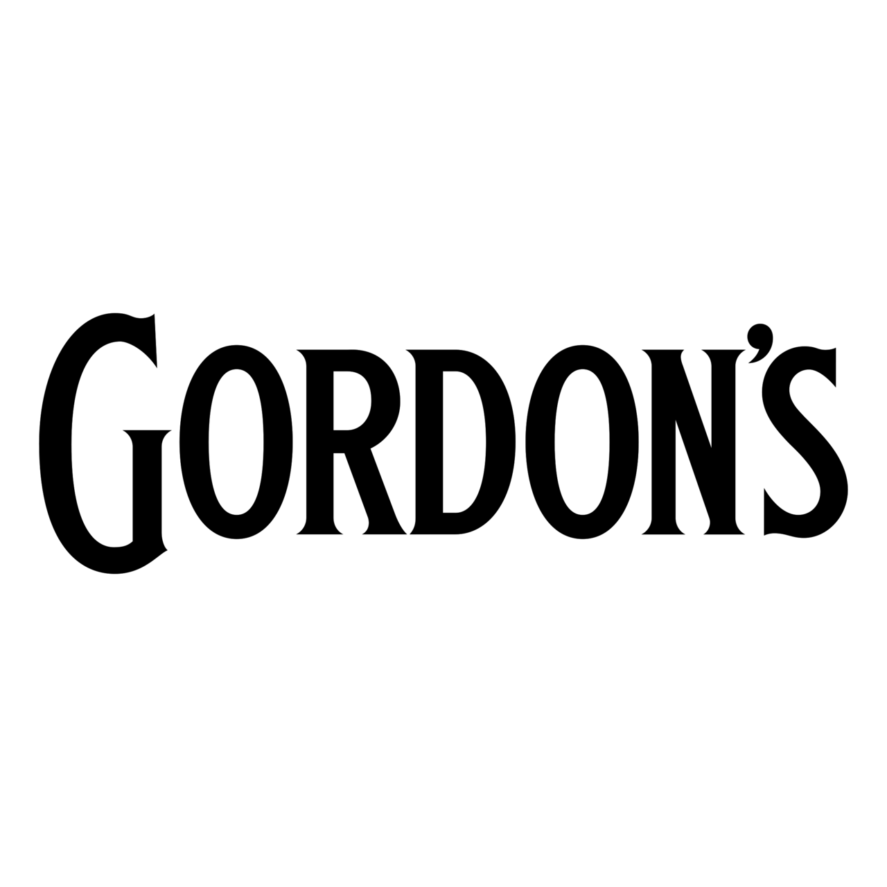 Gordon’s Logo Black and White – Brands Logos