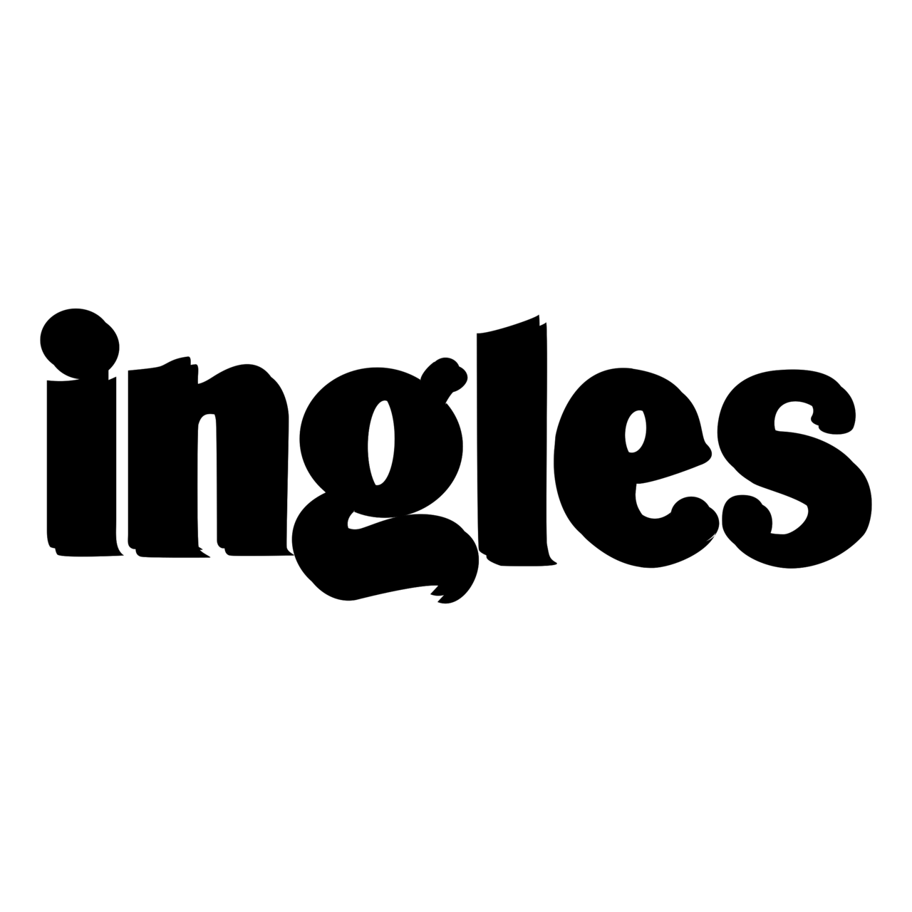 Ingles Logo Black and White – Brands Logos