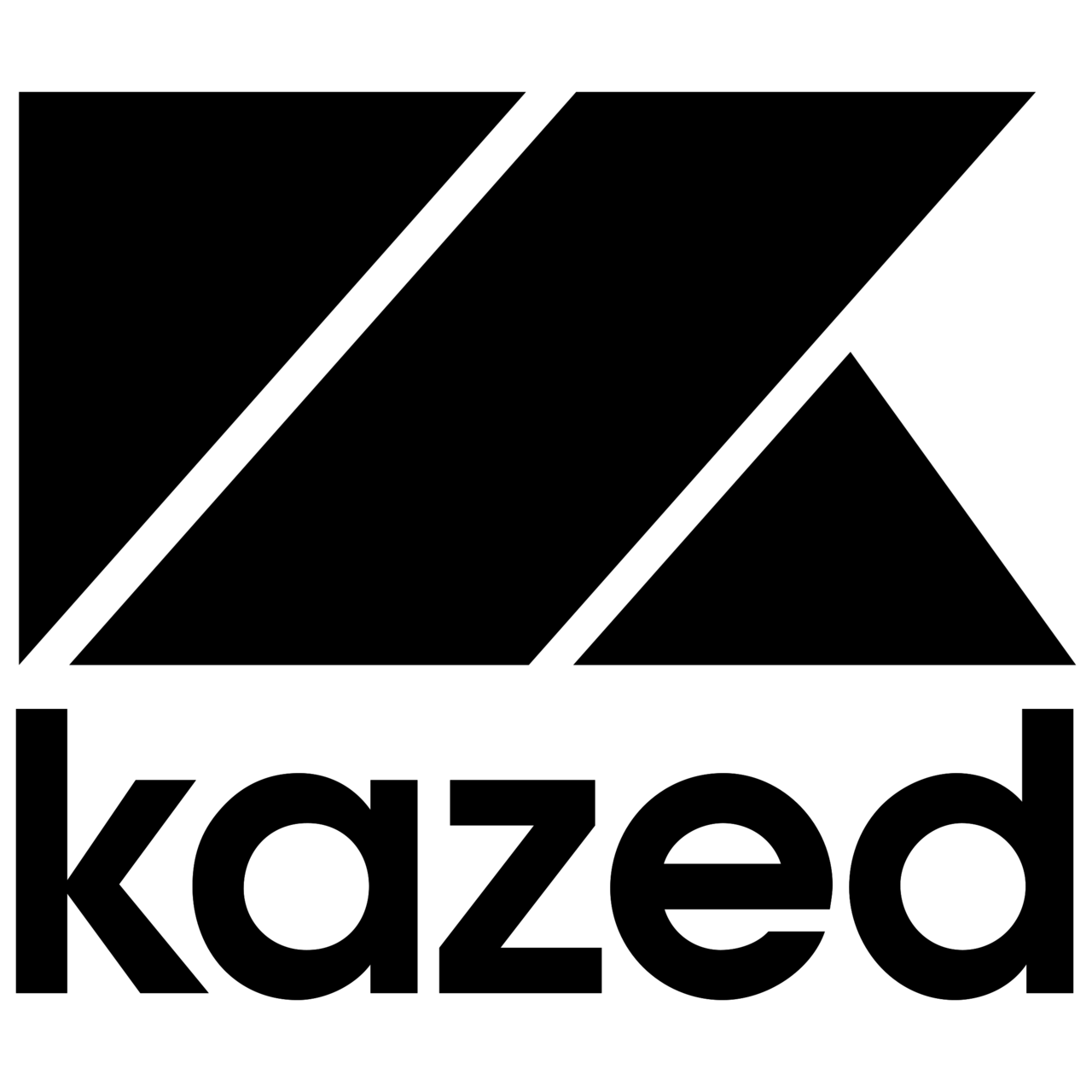 Kazed Logo Black and White – Brands Logos