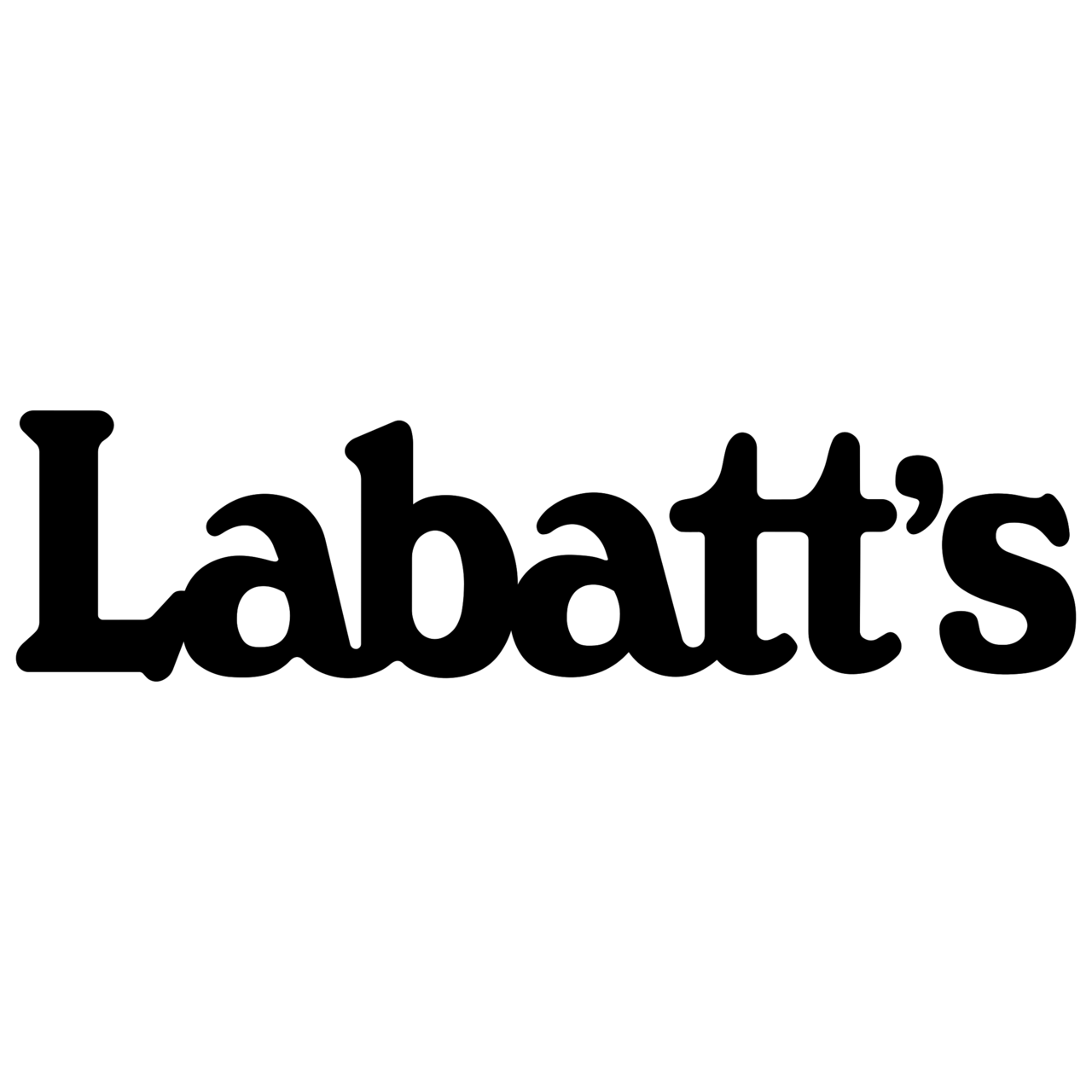 Labatt’s Logo Black and White – Brands Logos