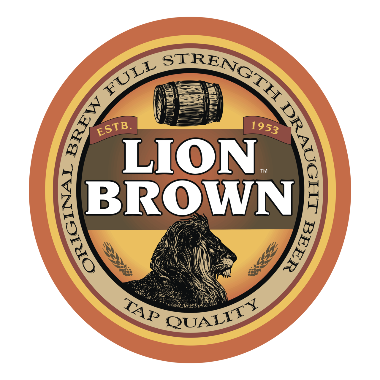 Lion Brown Logo PNG Transparent – Brands Logos