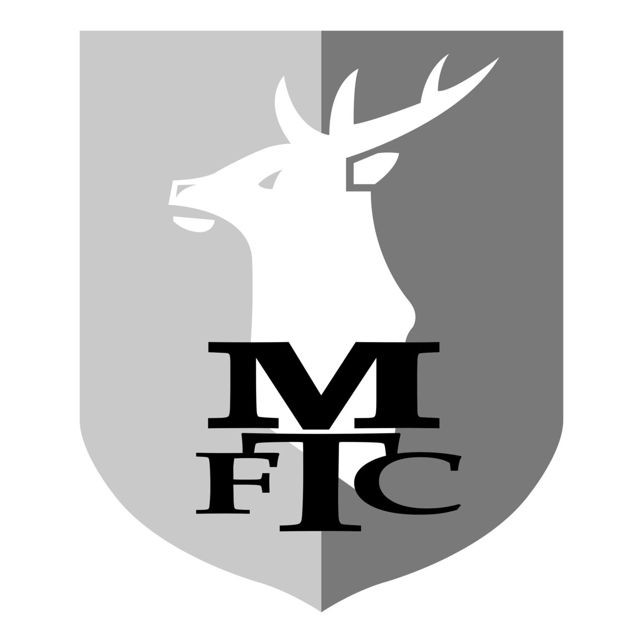 Mansfield Town FC Logo Black and White – Brands Logos