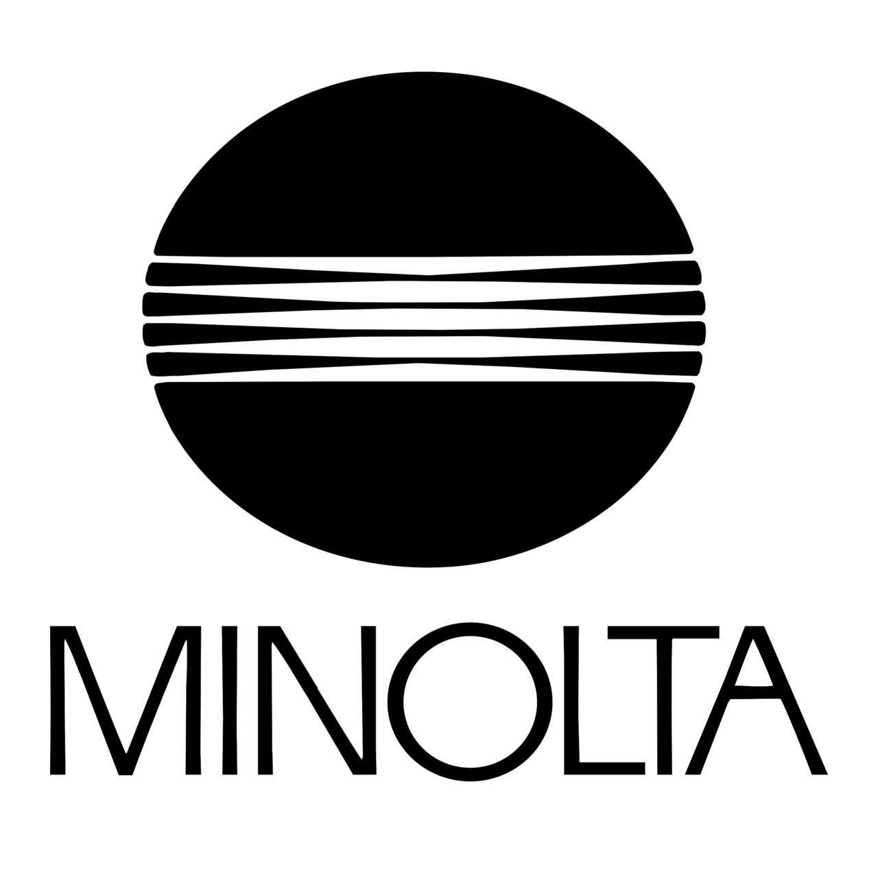 Minolta Logo Black and White – Brands Logos