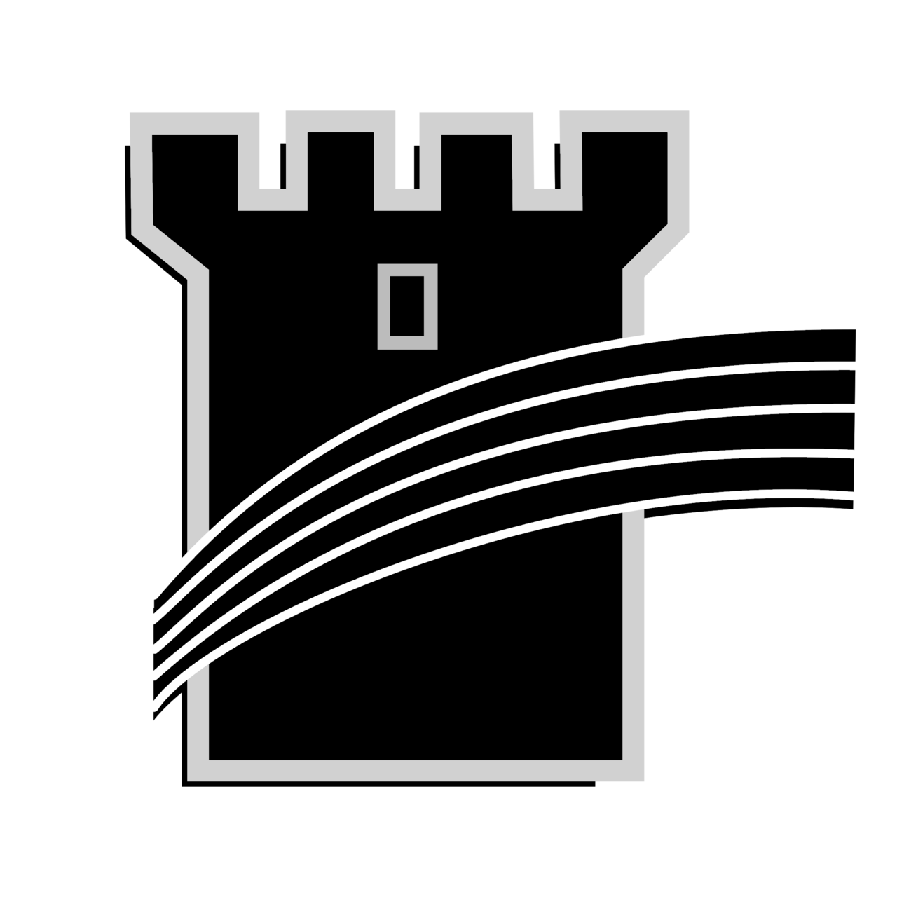 Quebec Remparts Logo Black and White – Brands Logos