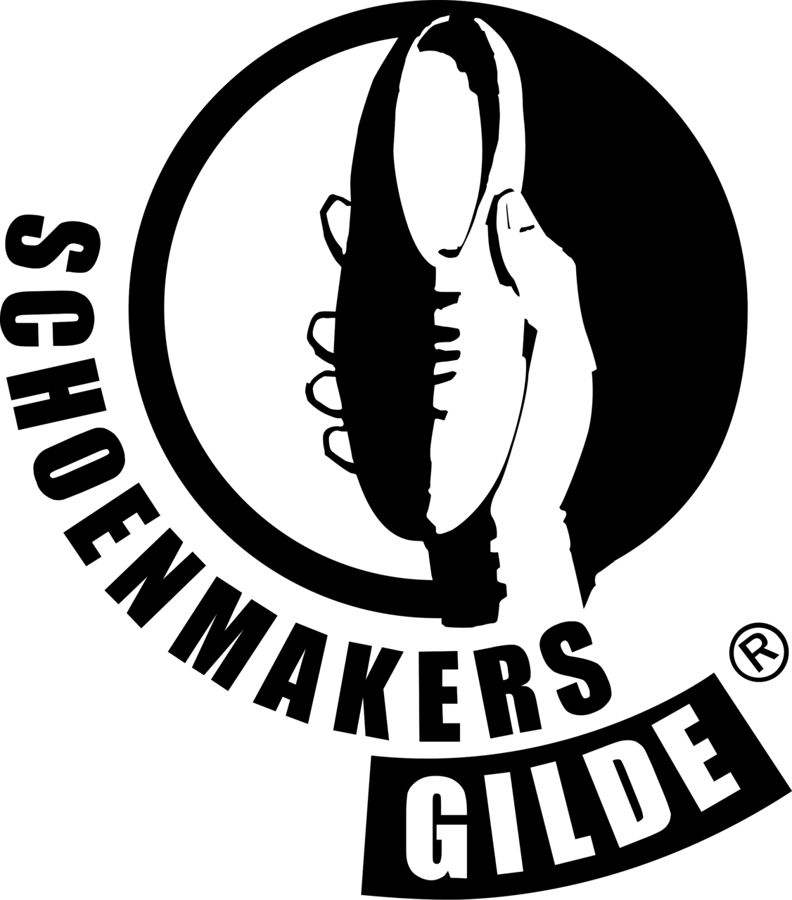 Schoenmakersgilde Logo Black and White – Brands Logos
