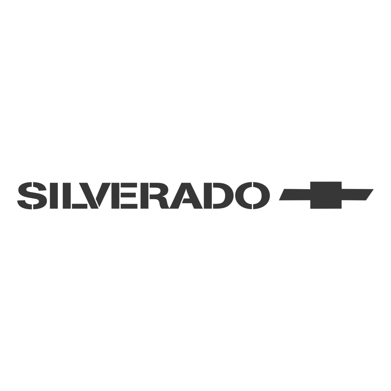 Silverado Logo Black and White (2) – Brands Logos