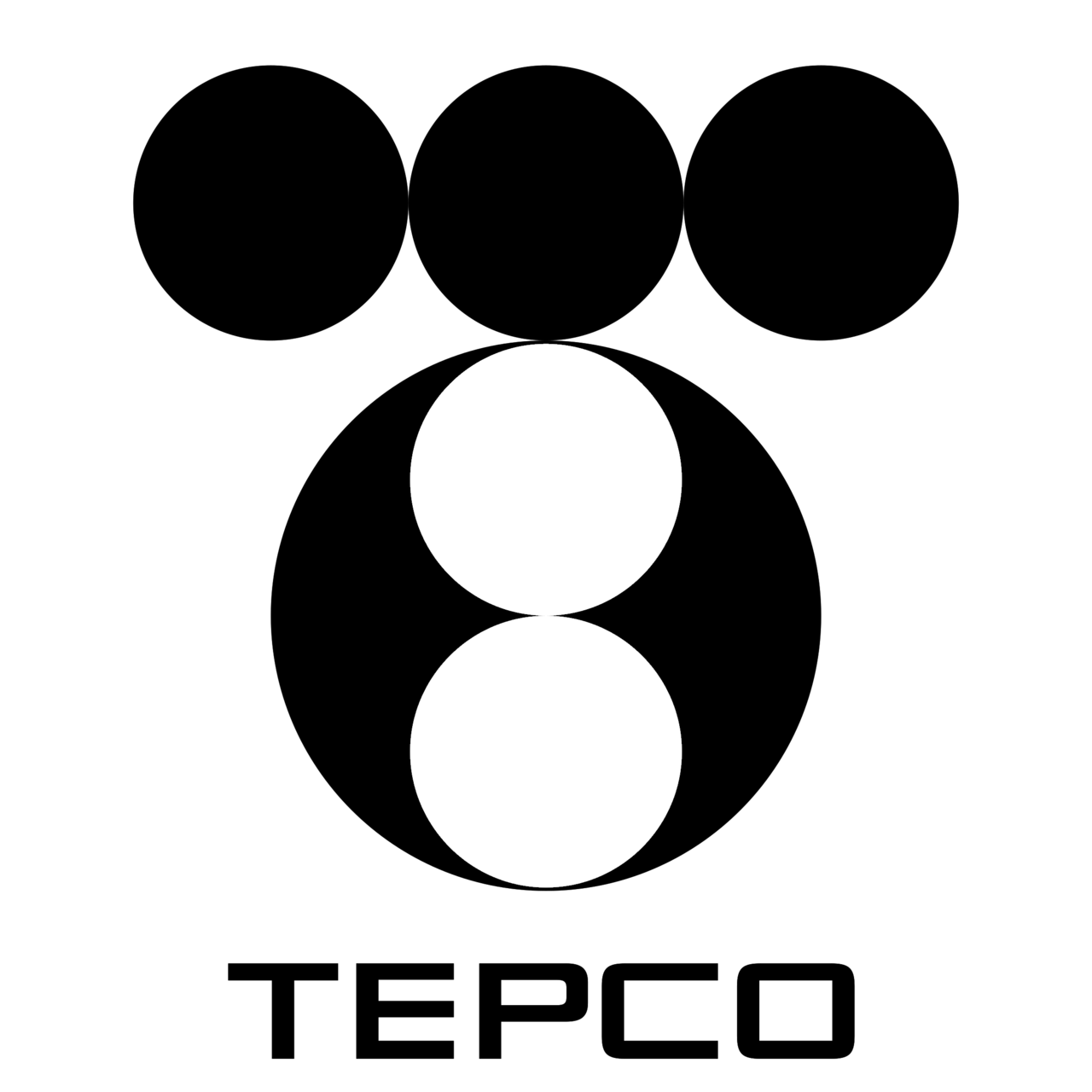 Tepco Logo Black and White – Brands Logos