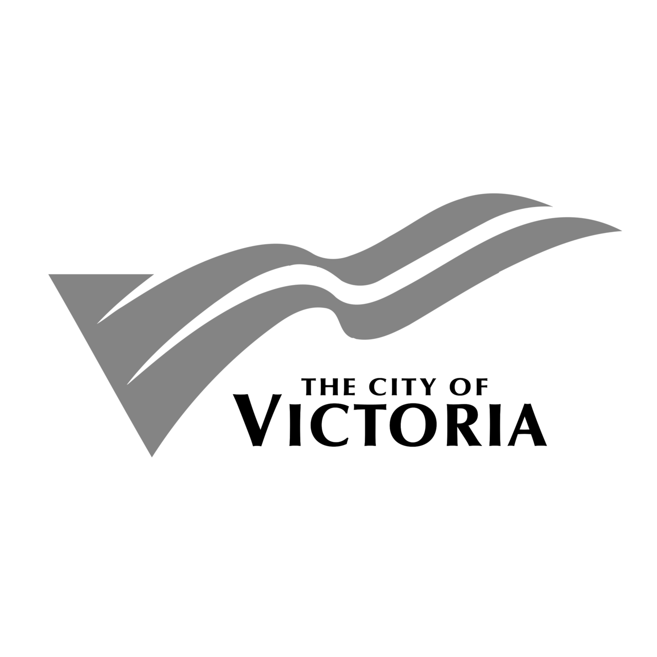 The City of Victoria Logo Black and White – Brands Logos