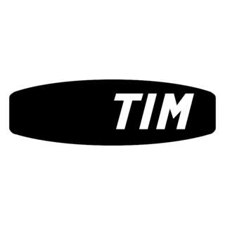 TIM Logo Black and White – Brands Logos